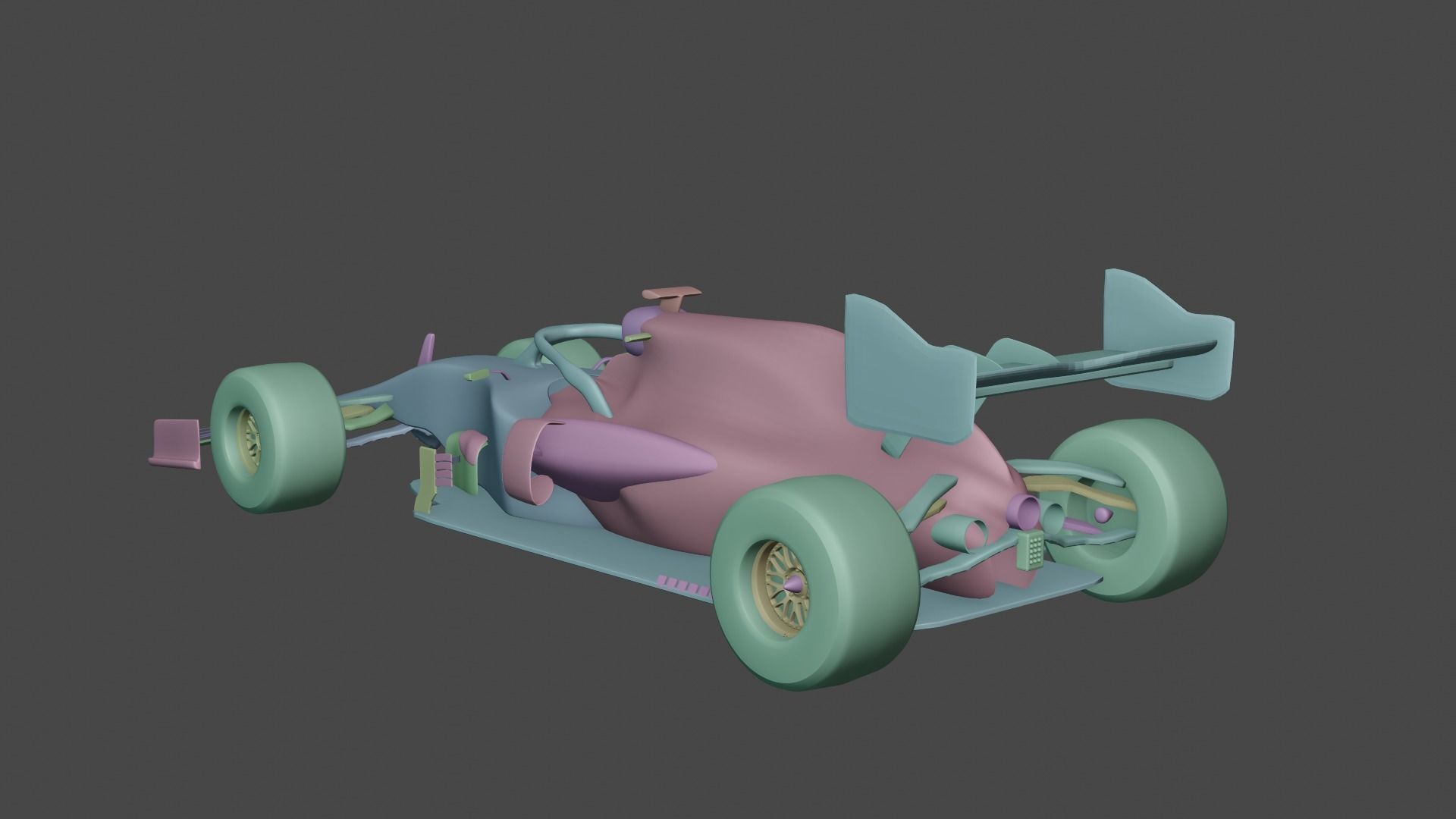 Formula 1 Inspired Car 3D model | CGTrader