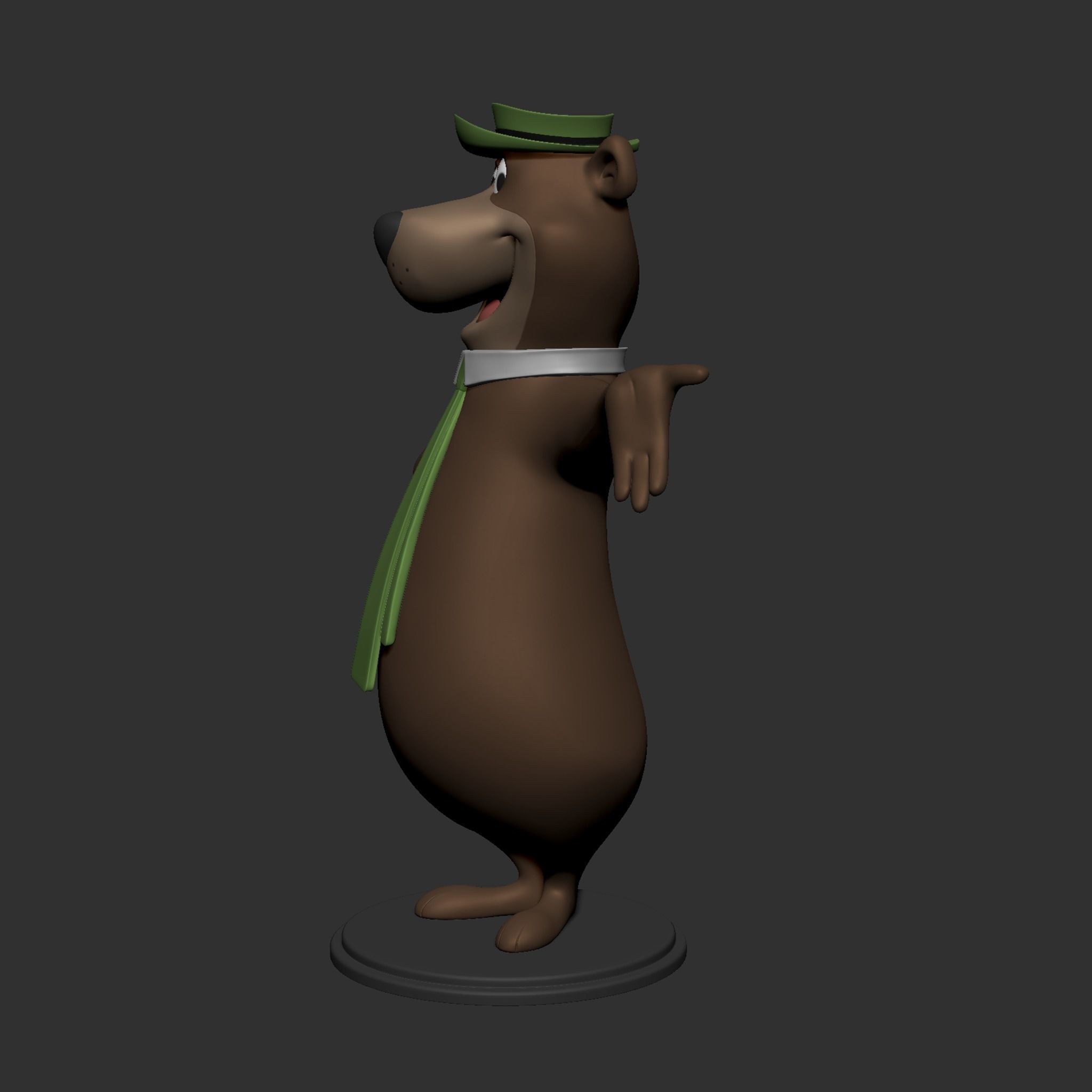 Yogi Bear 3D model 3D printable | CGTrader