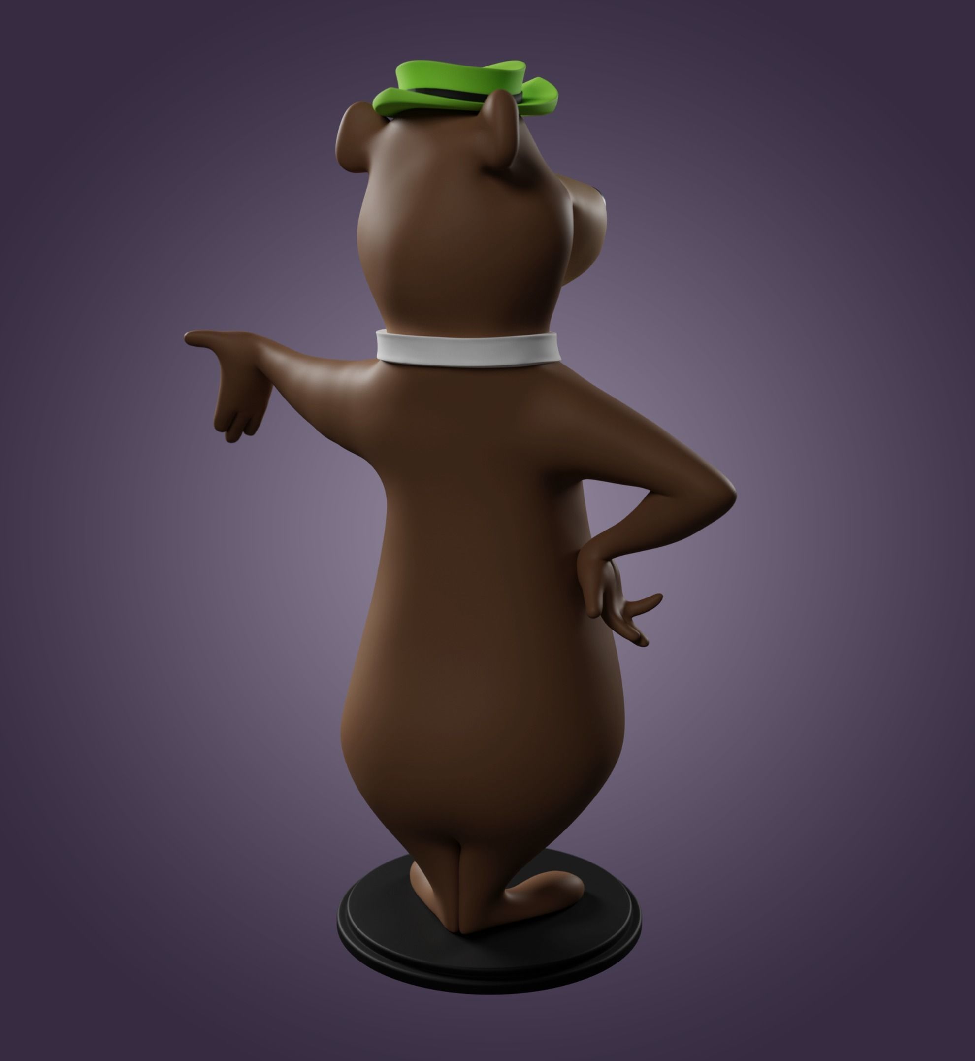 Yogi Bear 3D model 3D printable | CGTrader