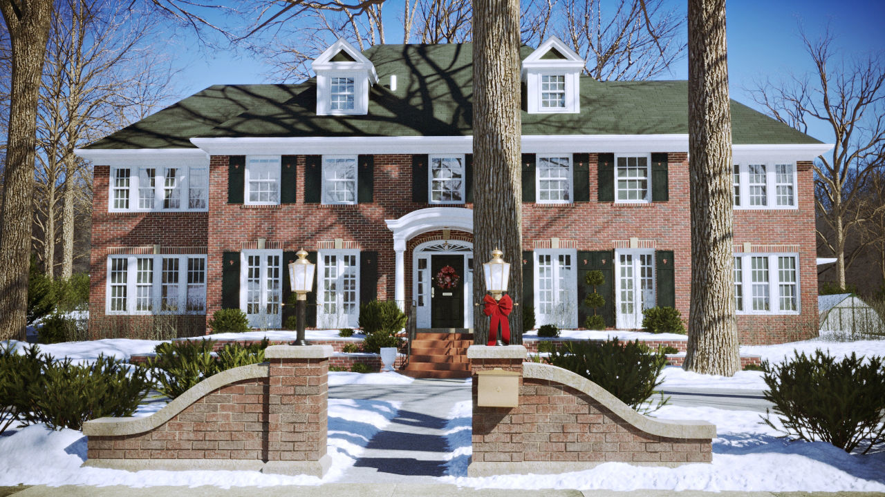 3D model The most accurate copy of the house from the movie HOME ALONE ...