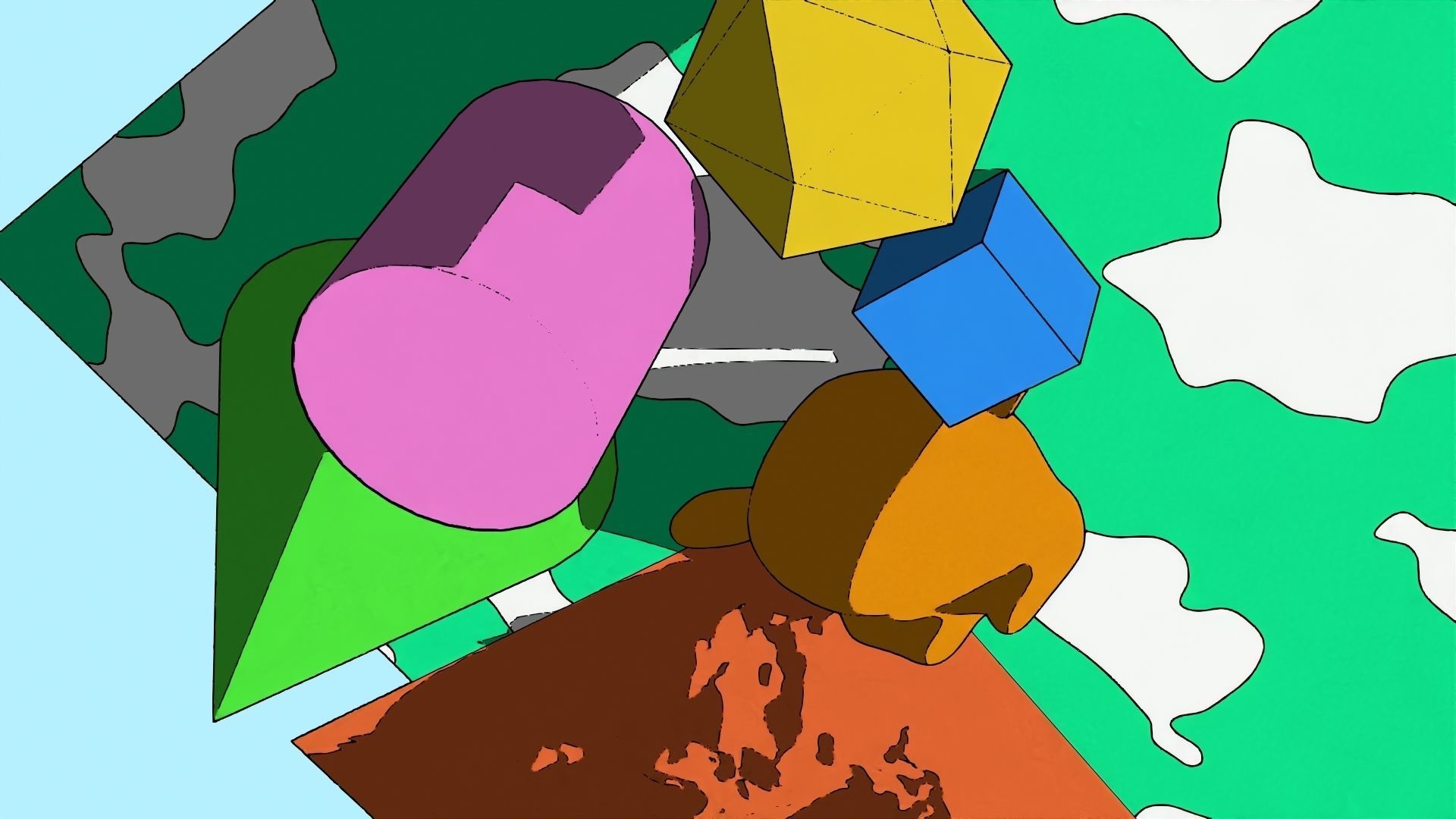 For Anime in Blender - Post Outlines 3D model animated | CGTrader