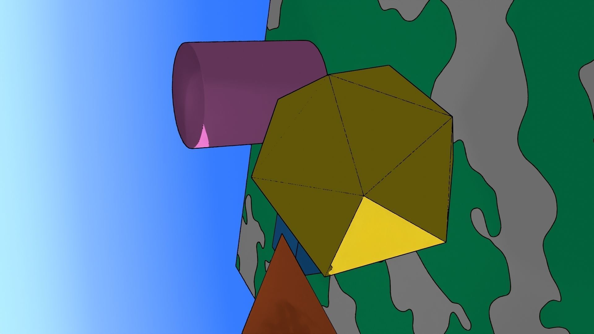 For Anime in Blender - Post Outlines 3D model animated | CGTrader