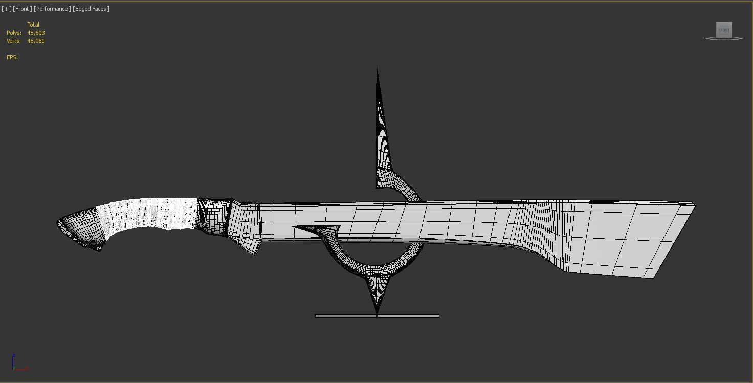 3D model DUNE Sword of HARKONNEN VR / AR / low-poly | CGTrader