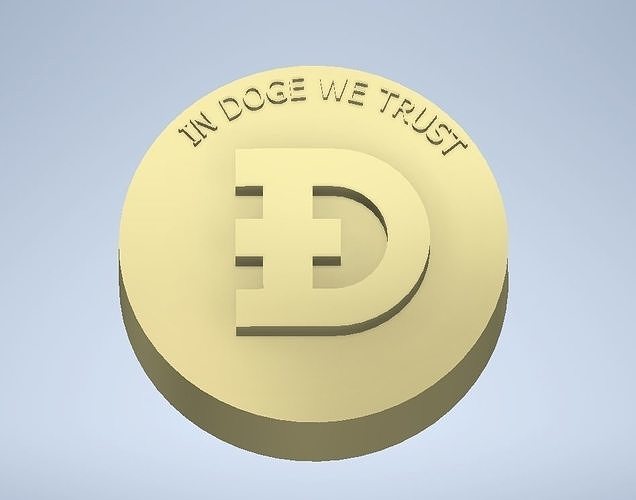 Doge Coin 3D model 3D printable | CGTrader