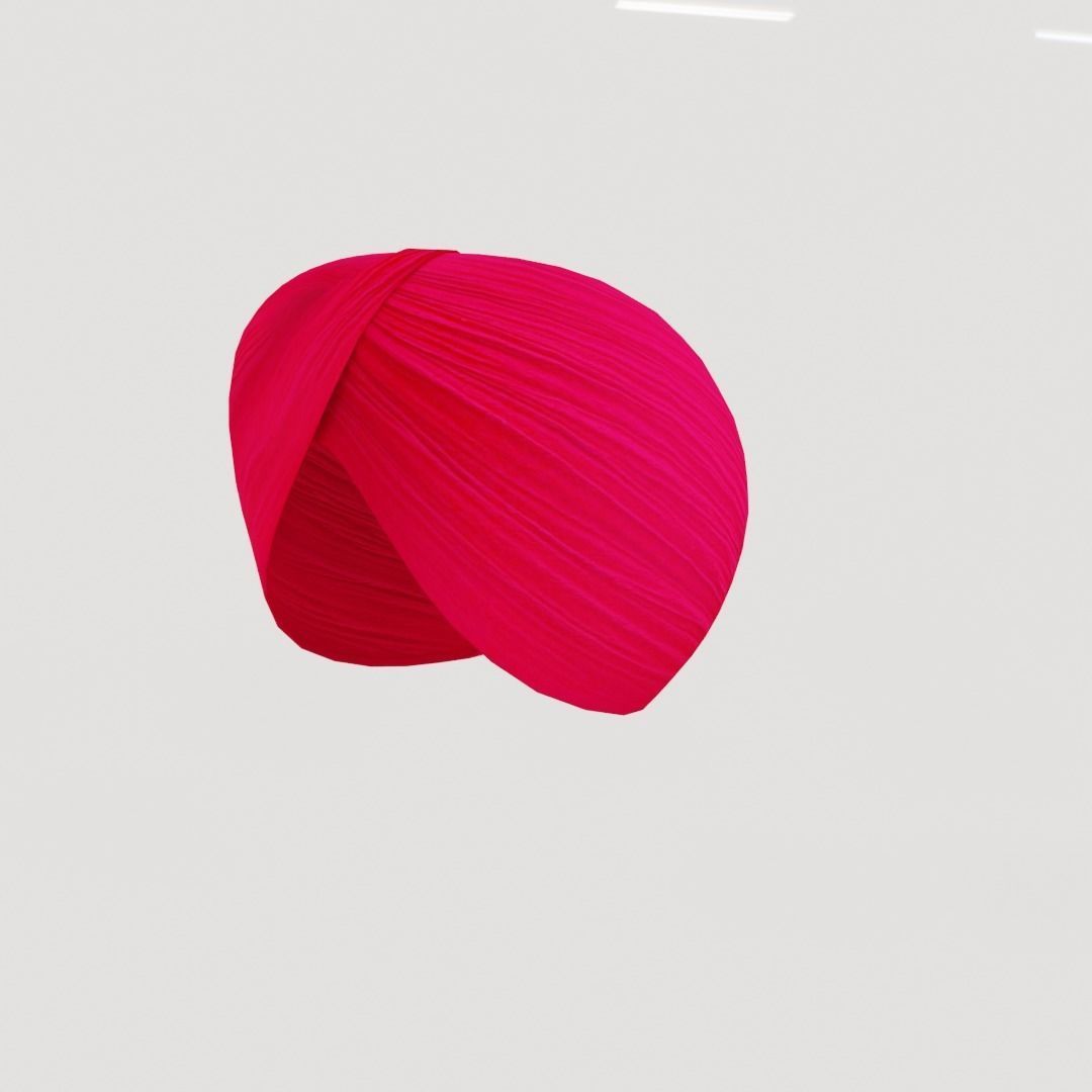 Realistic Punjabi Sikh Turban with 5 Different colors 3D model | CGTrader