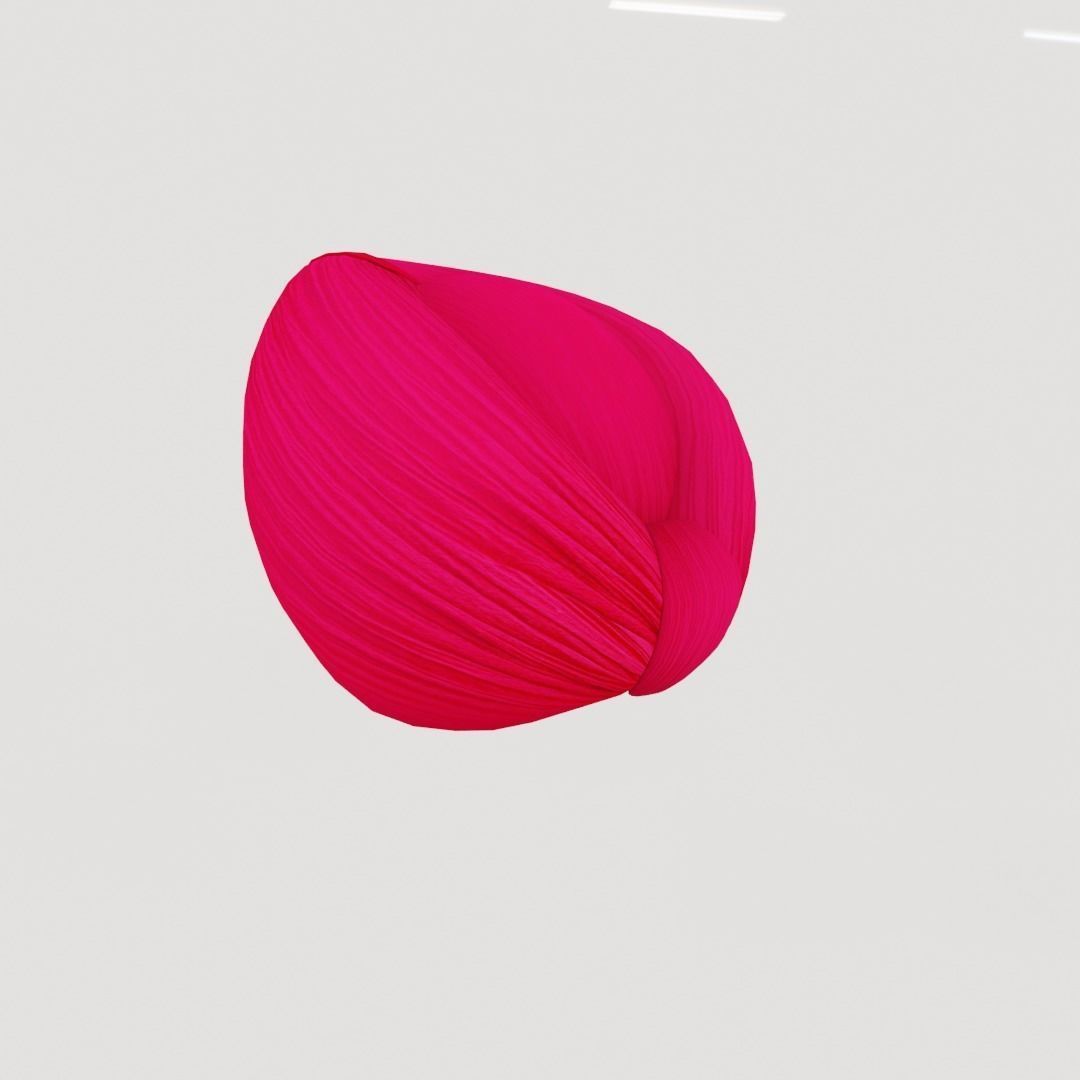 Realistic Punjabi Sikh Turban with 5 Different colors 3D model | CGTrader