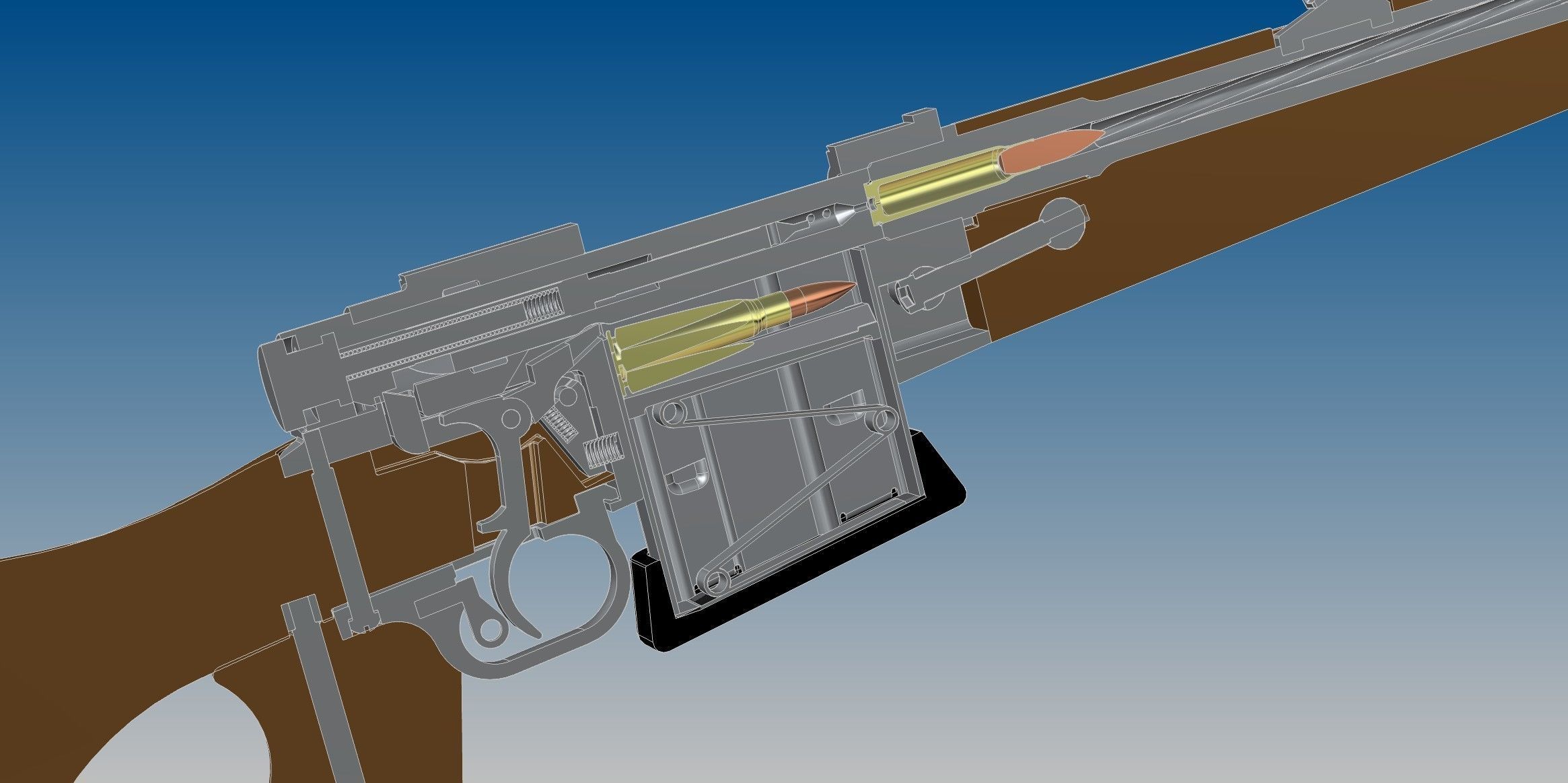 FRF1 rifle 3D model | CGTrader
