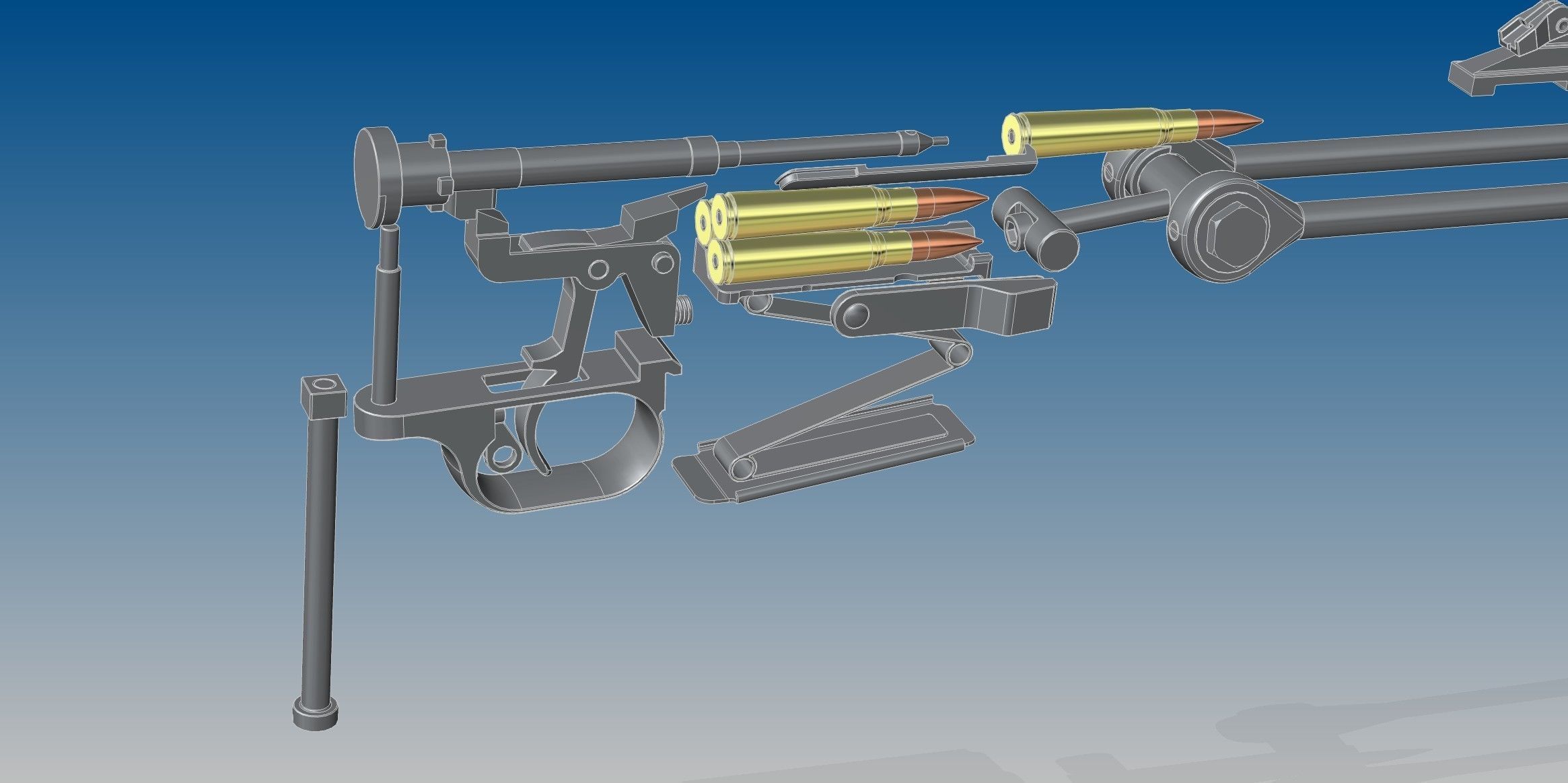 FRF1 rifle 3D model | CGTrader