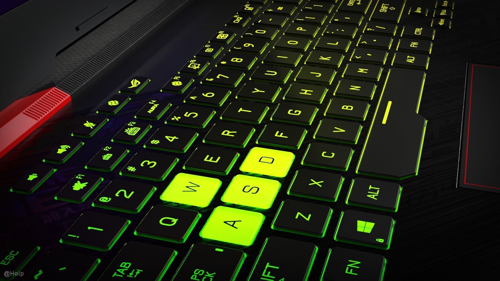 Asus ROG Strix G15 - Gaming Laptop 3D model animated rigged | CGTrader