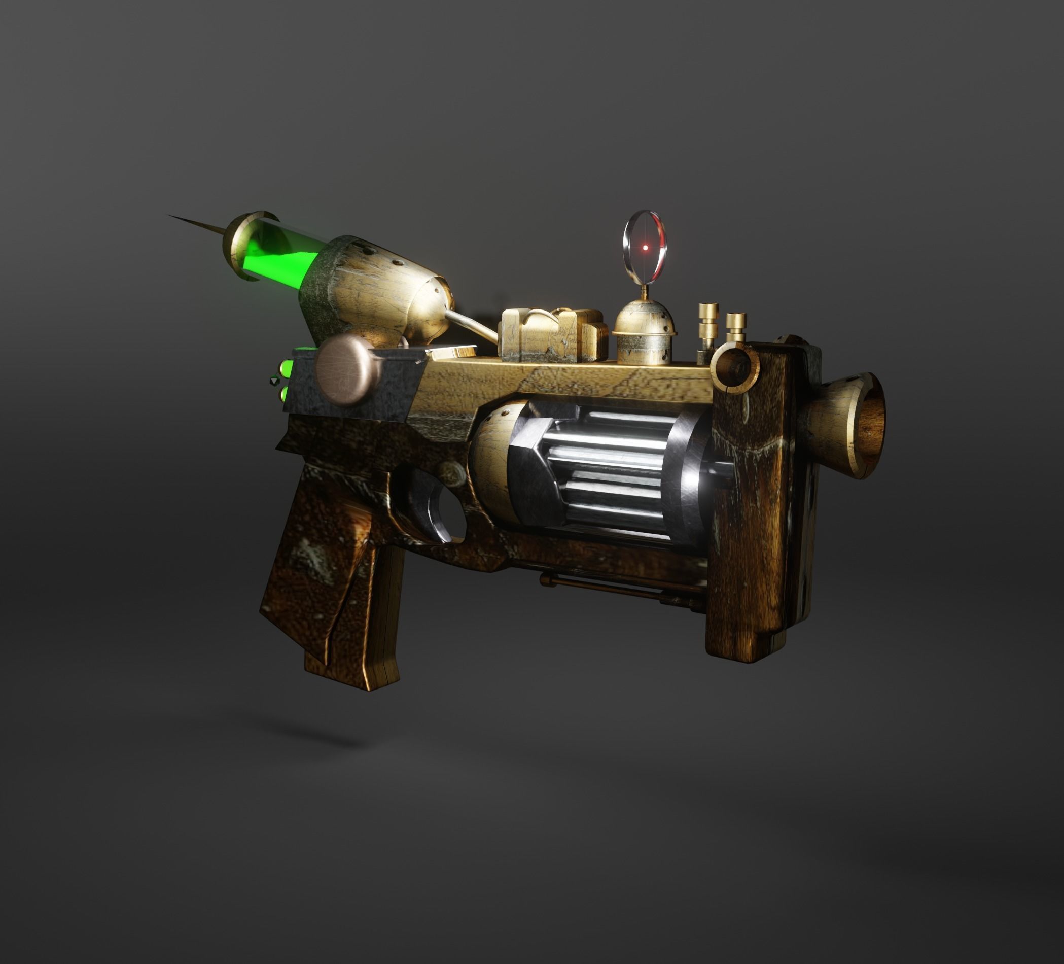 Creative weapon game ready 3D model | CGTrader