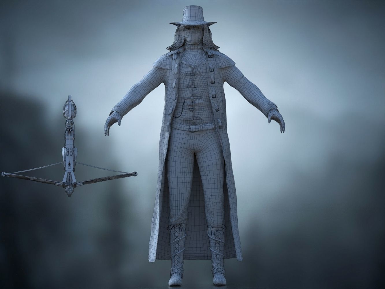 3D model Van Helsing VR / AR / low-poly rigged | CGTrader