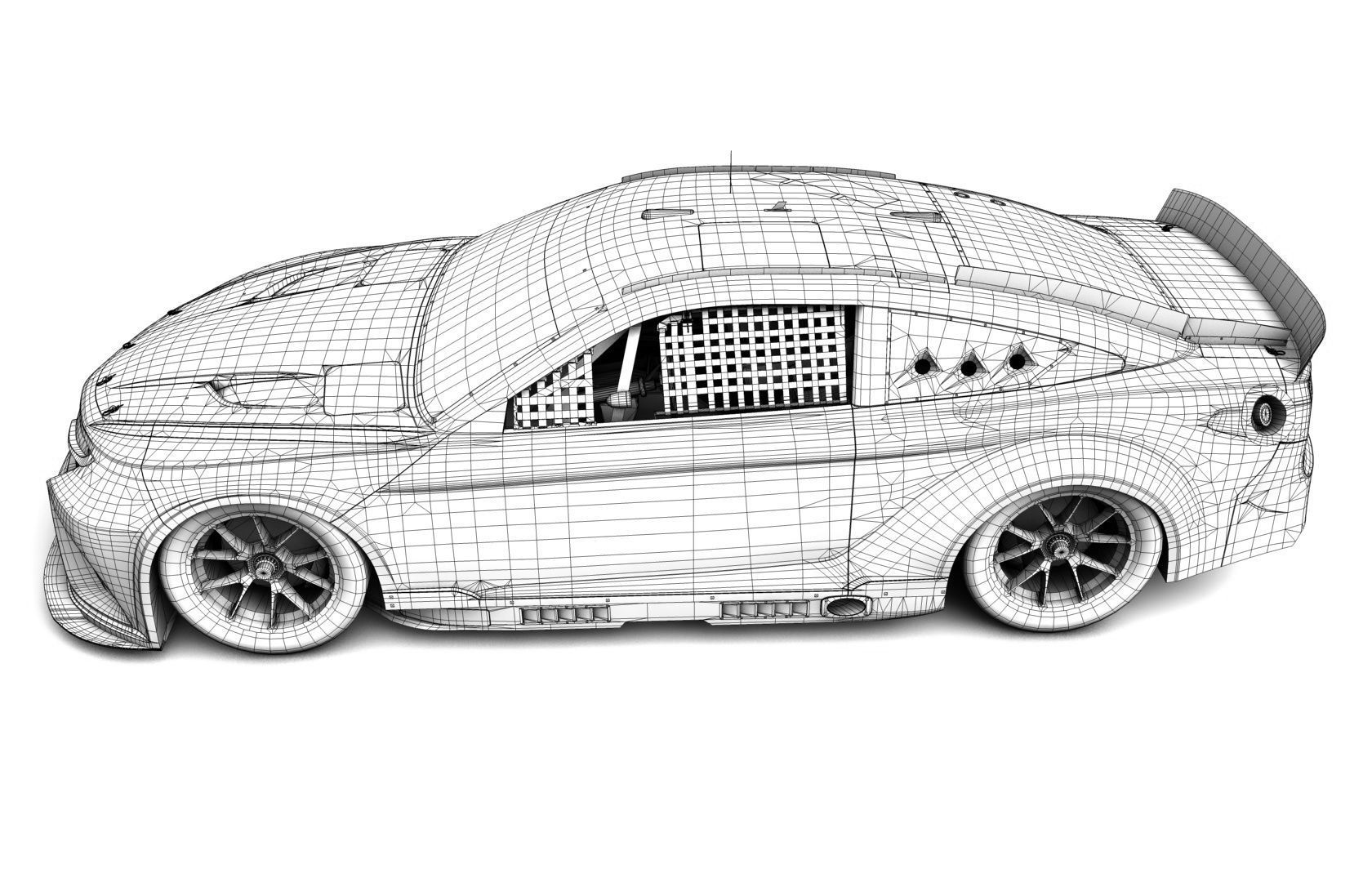 3D model Toyota Camry NASCAR NEXTGEN 2022 VR / AR / low-poly | CGTrader