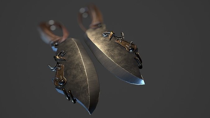 3D model Butcher knife ready for gamedev VR / AR / low-poly | CGTrader