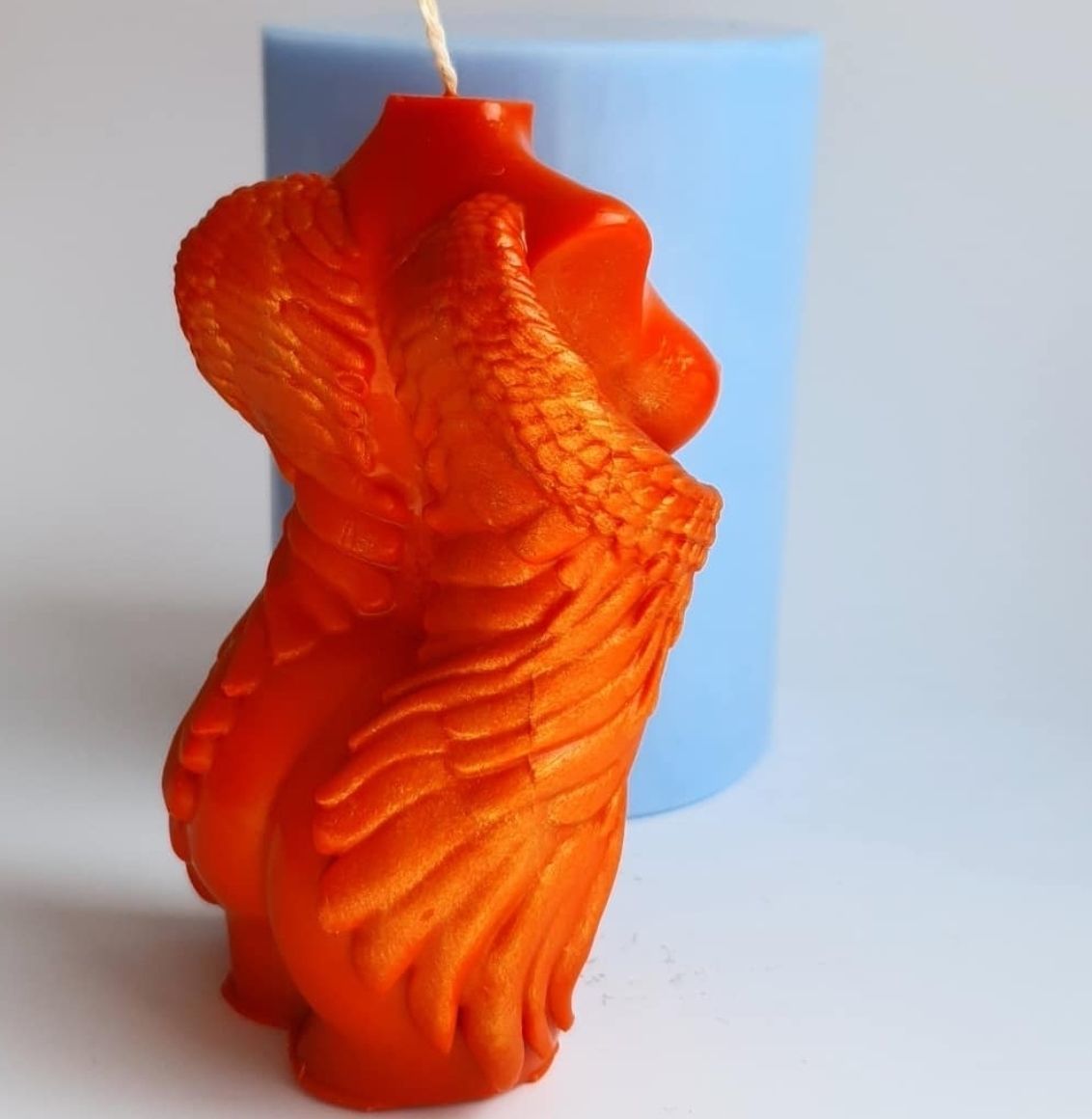 Angel female torso 1 candle mold 3D model 3D printable | CGTrader