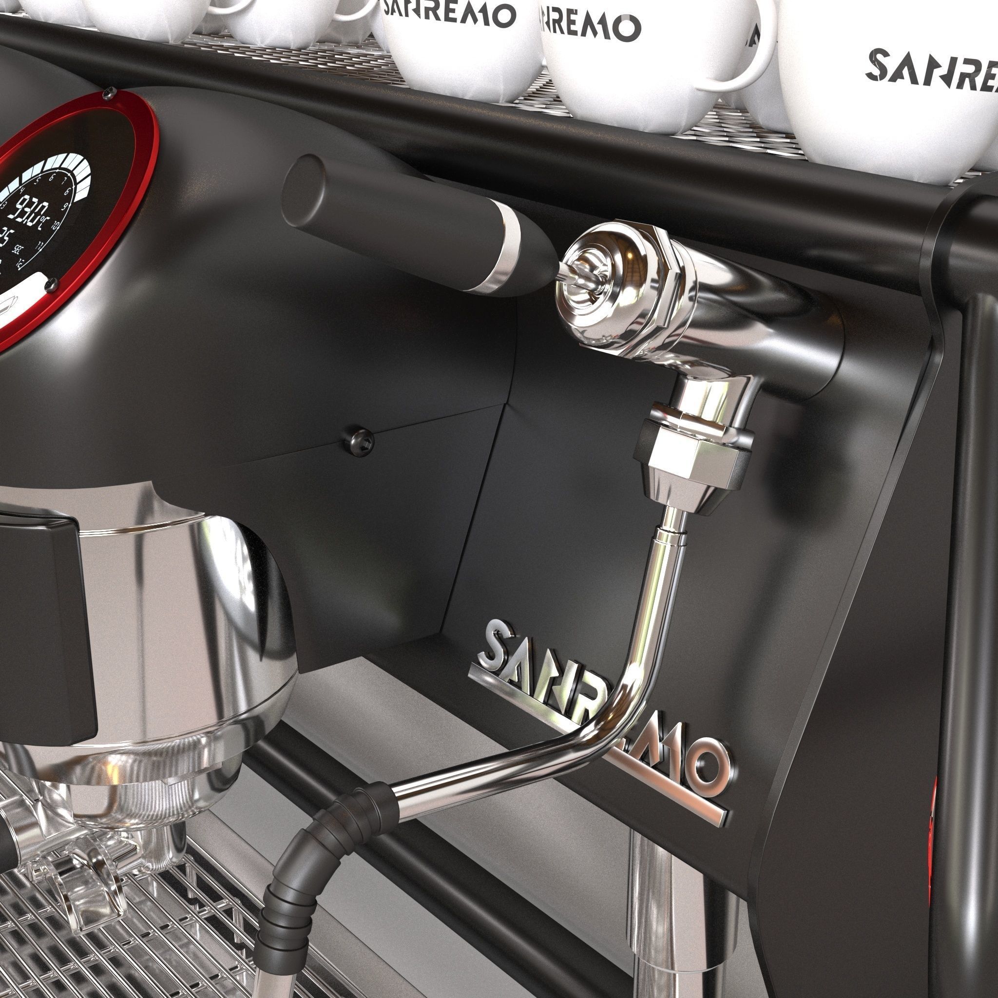 SANREMO Racer Coffee Machine 3D model | CGTrader
