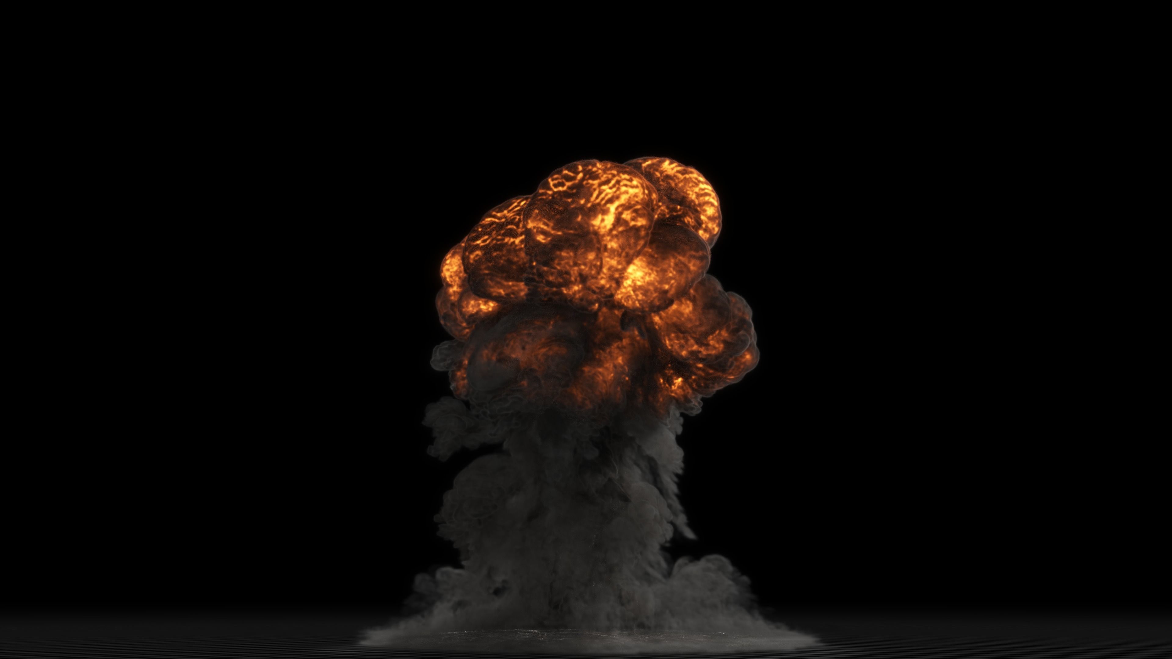 Gasoline Explosion 3D model animated | CGTrader