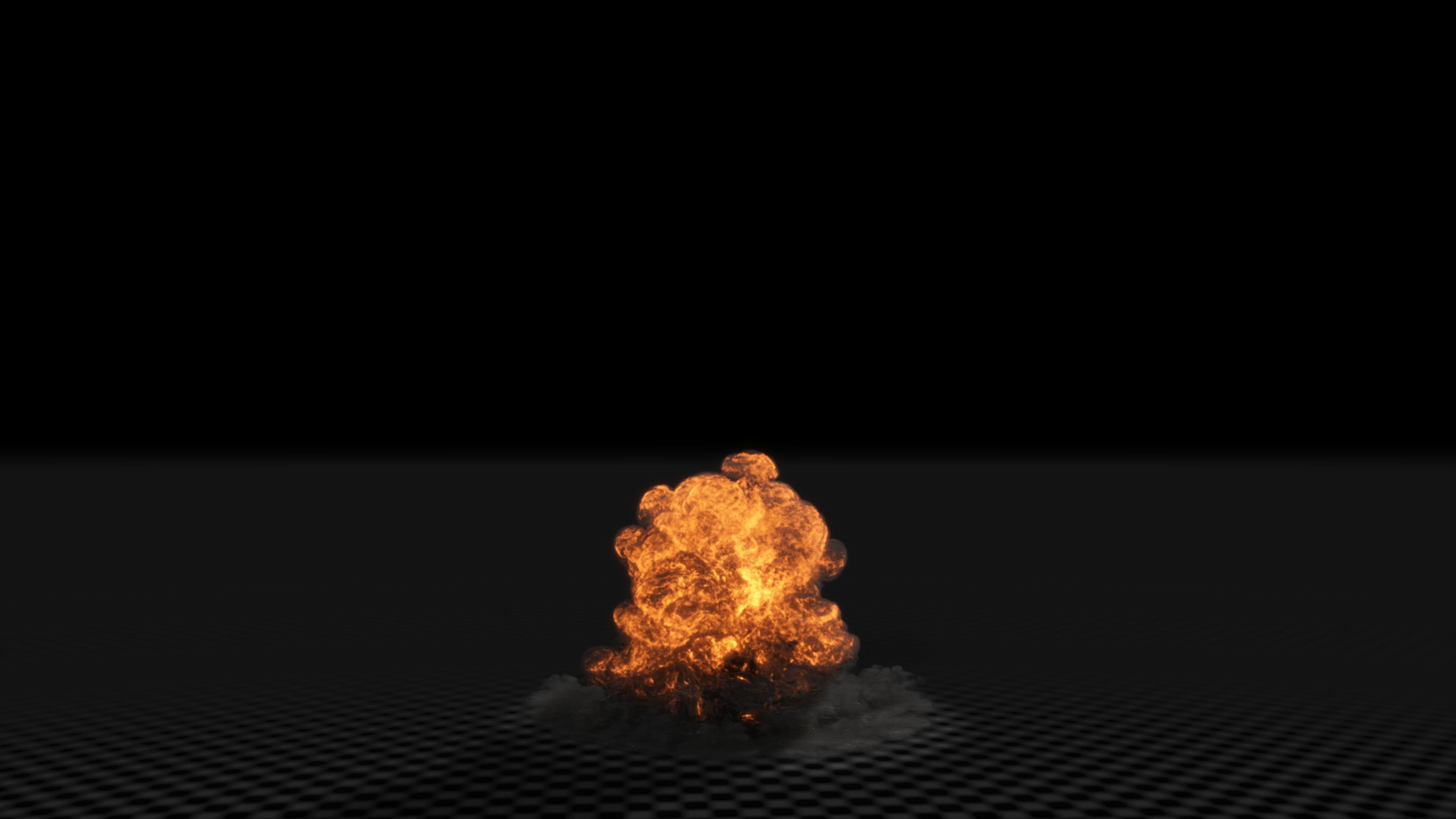 Gasoline Explosion 3D model animated | CGTrader
