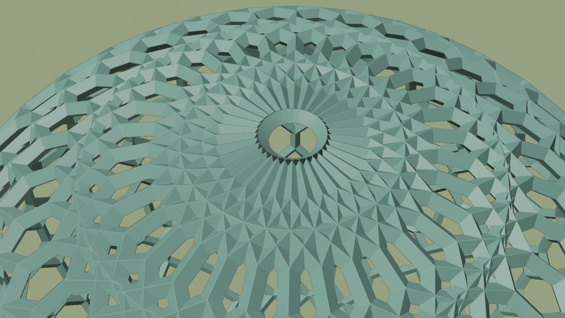 Lattice sphere hexagon 3D model 3D printable | CGTrader