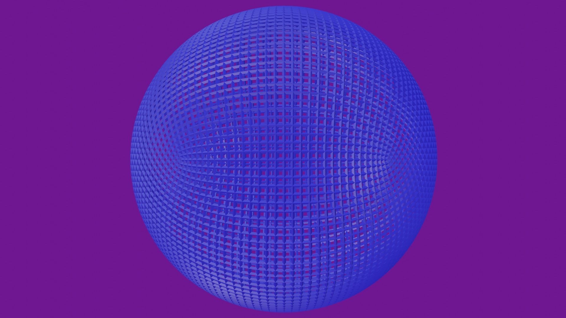 Quadrilateral polygon lattice sphere 3D model 3D printable | CGTrader