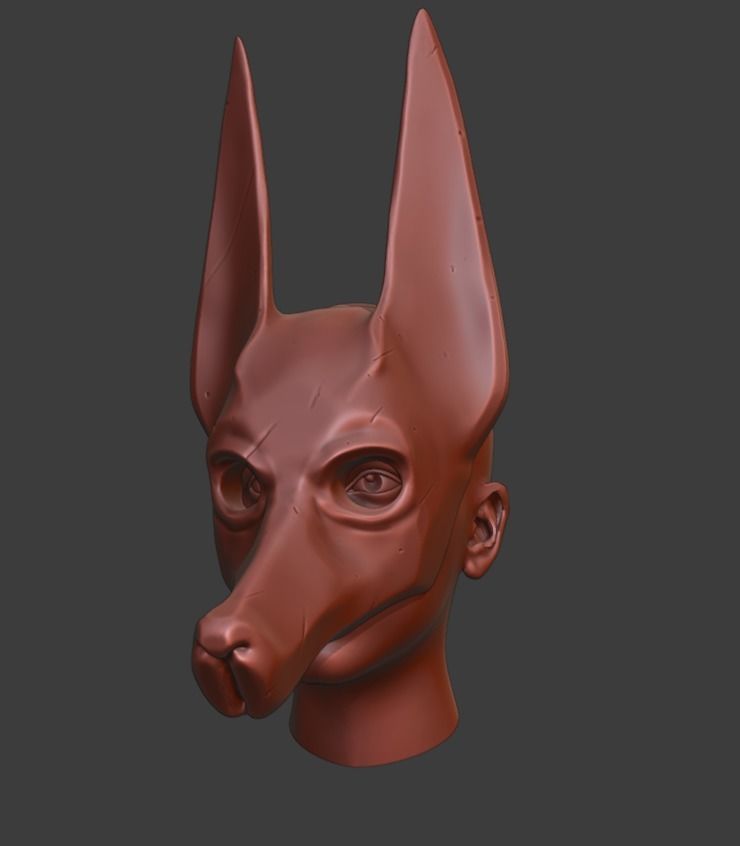 for printing - Anubis Mask 3D model 3D printable | CGTrader