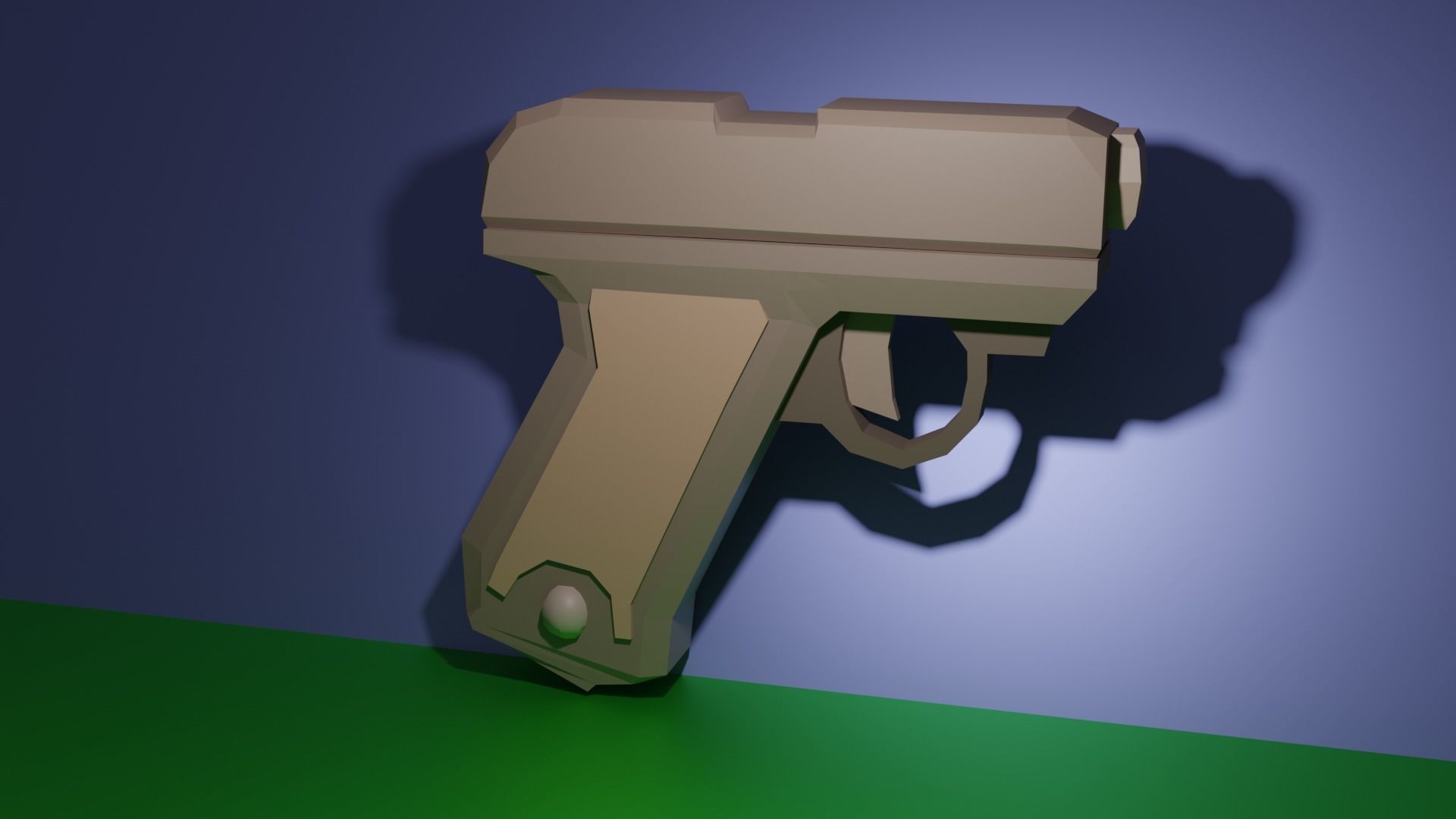 3D model Little gun VR / AR / low-poly | CGTrader