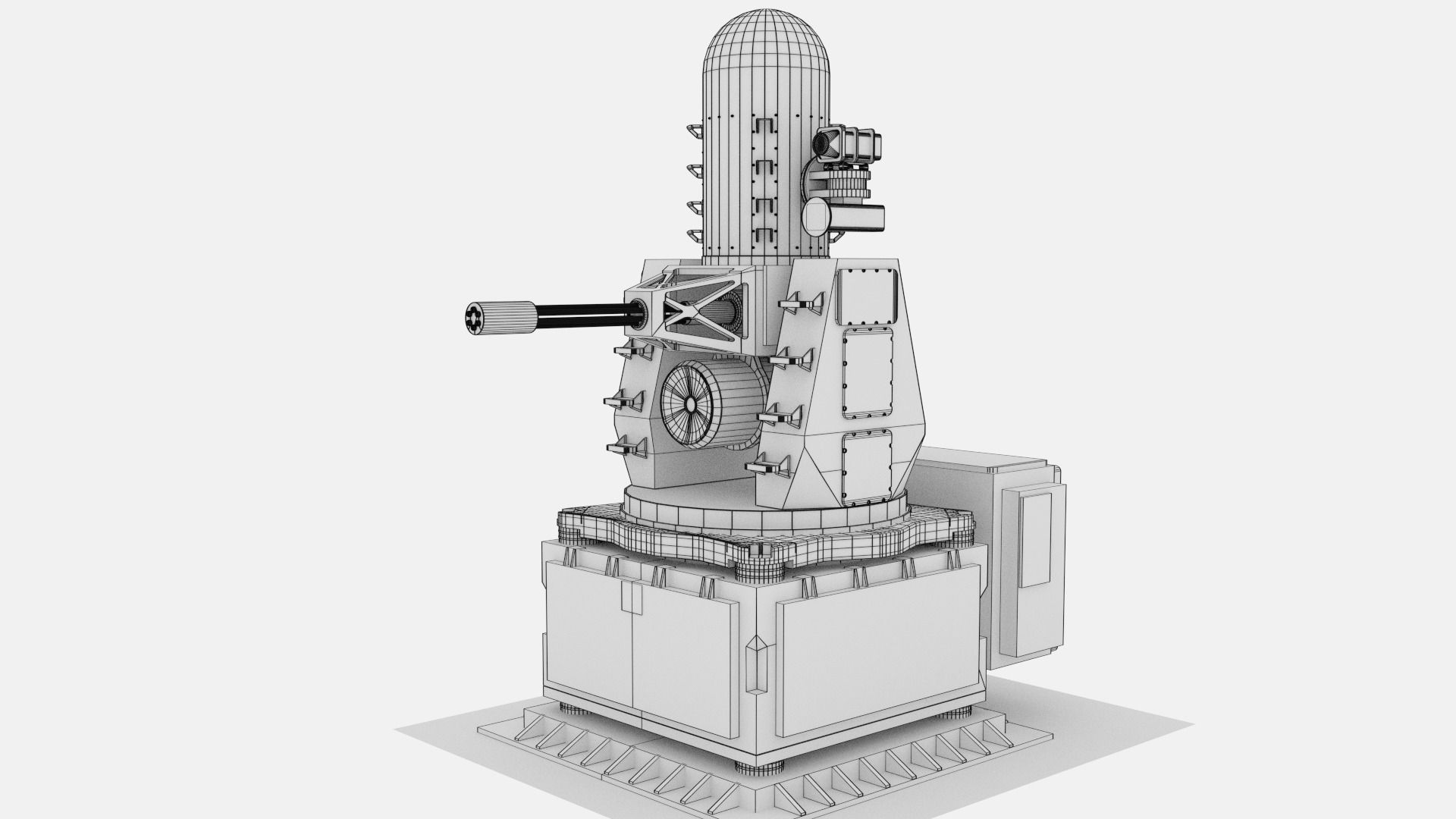 phalanx ciws 3D model | CGTrader