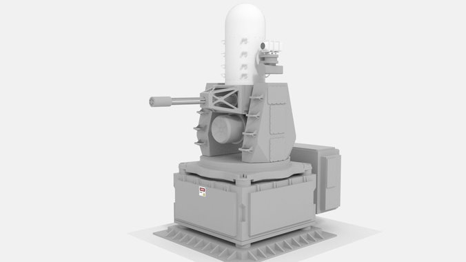 phalanx ciws 3D model | CGTrader