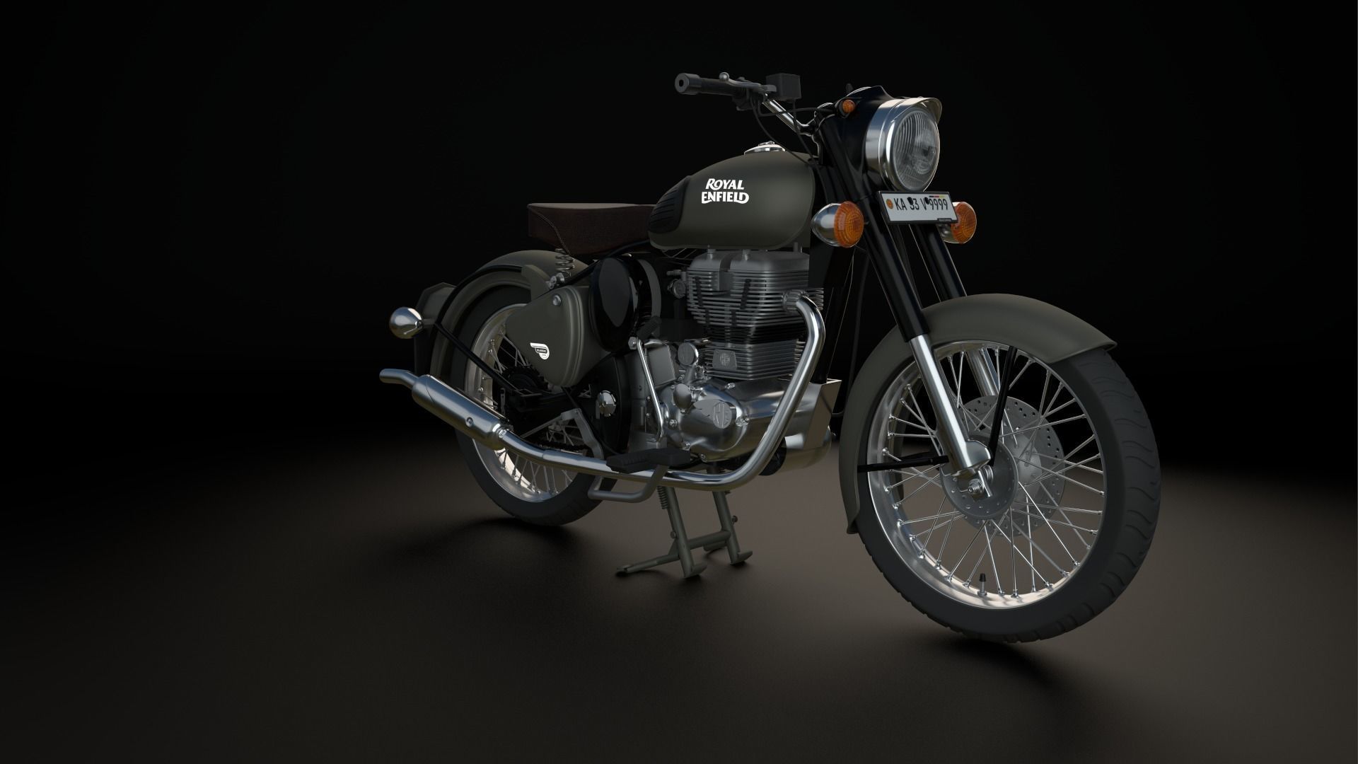 Royal enfield 3D model 3D model | CGTrader