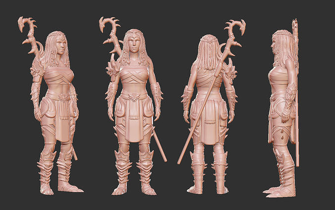 Elf Skyrim 3D model 3D printable | CGTrader