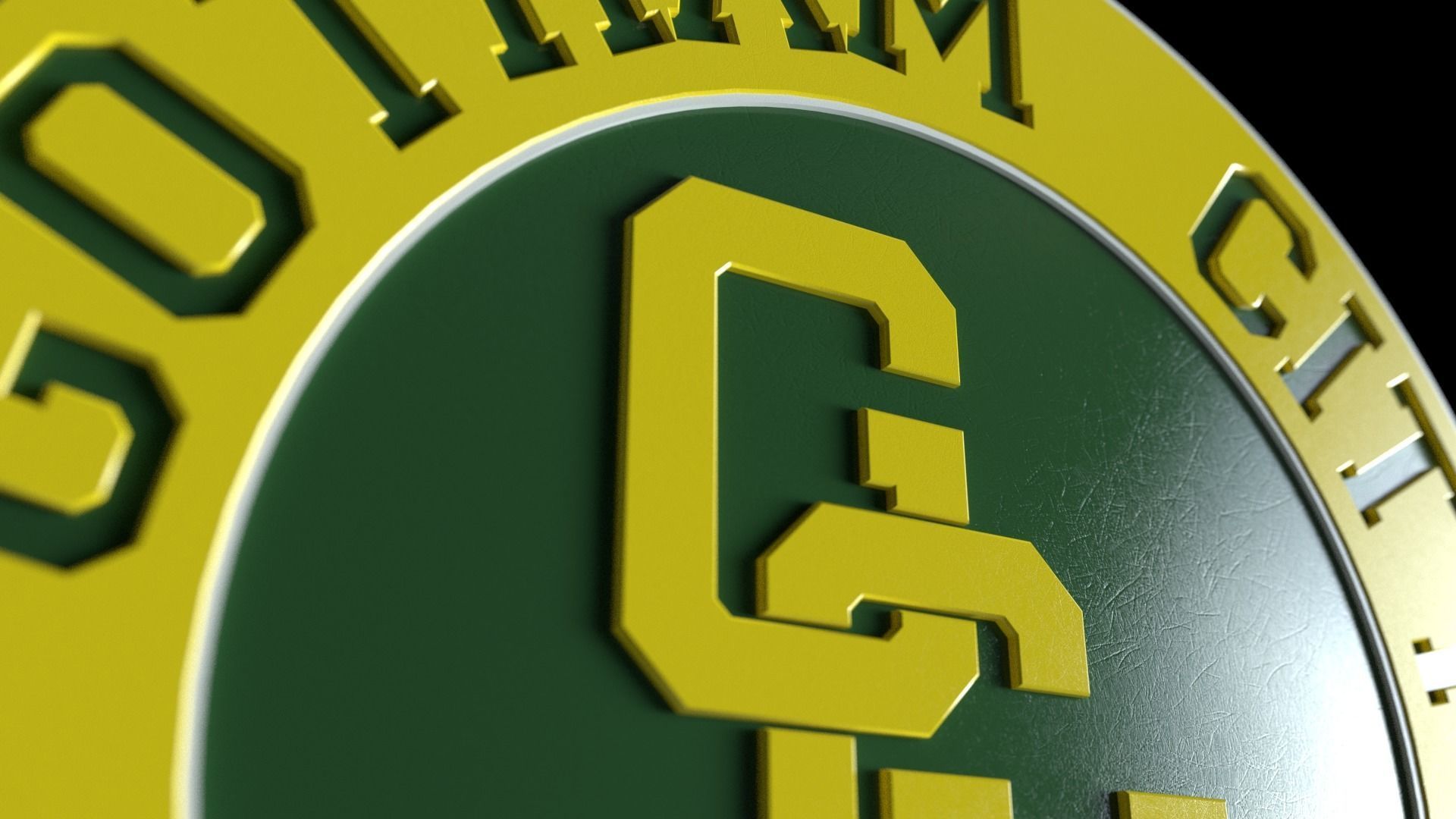 Gotham city university logo 3D model 3D model | CGTrader