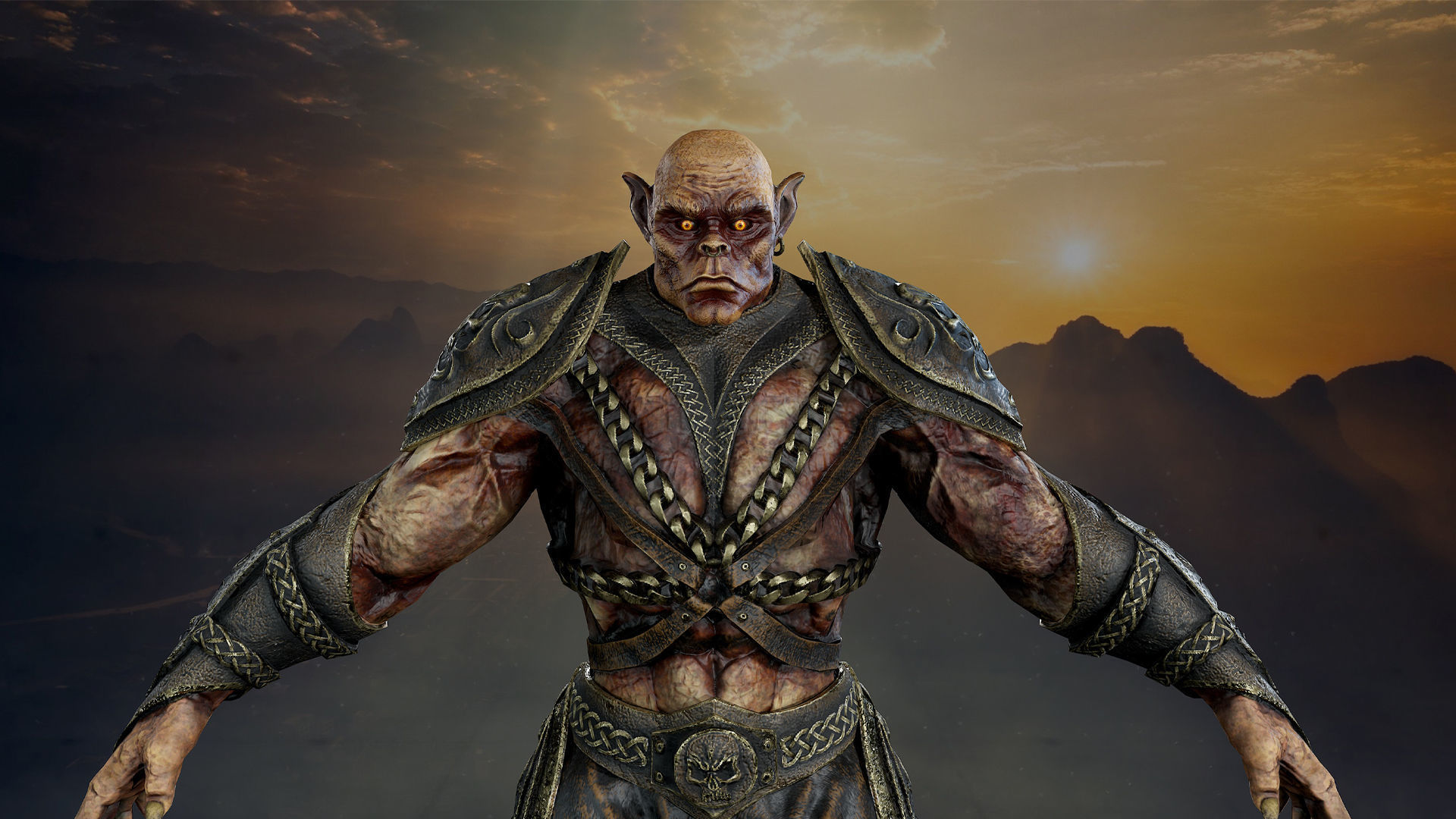 3D model Orc Warrior VR / AR / low-poly | CGTrader