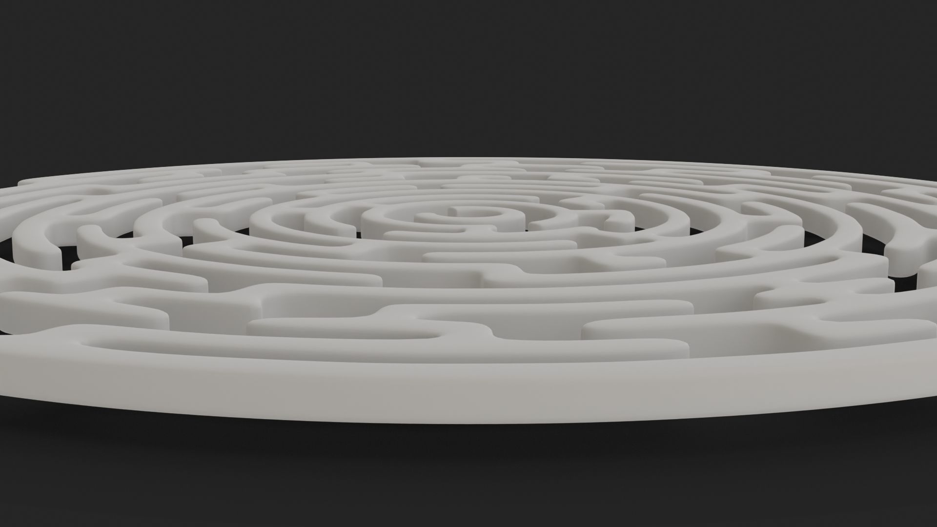 round maze 3D model | CGTrader