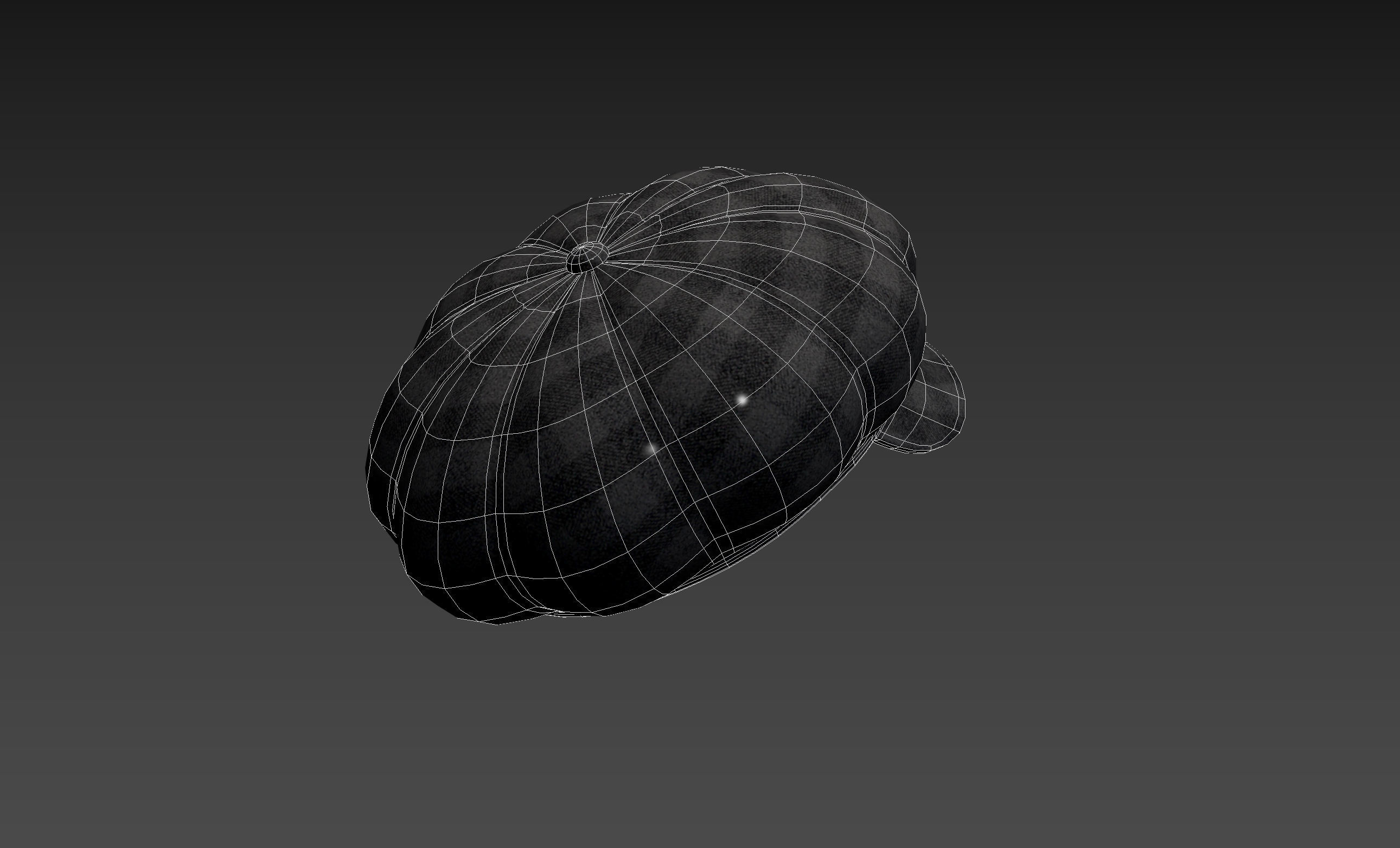 Newsboy Cap 3D model | CGTrader