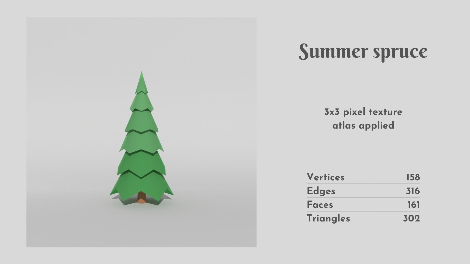 3D model Spruce tree Low-poly VR / AR / low-poly | CGTrader