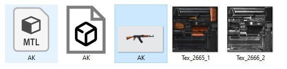 Rifle AK AN94 AUG FAMAS GROZA M4A1 M14 XM8 PARAFAL PLASMA SCAR 3D model | CGTrader