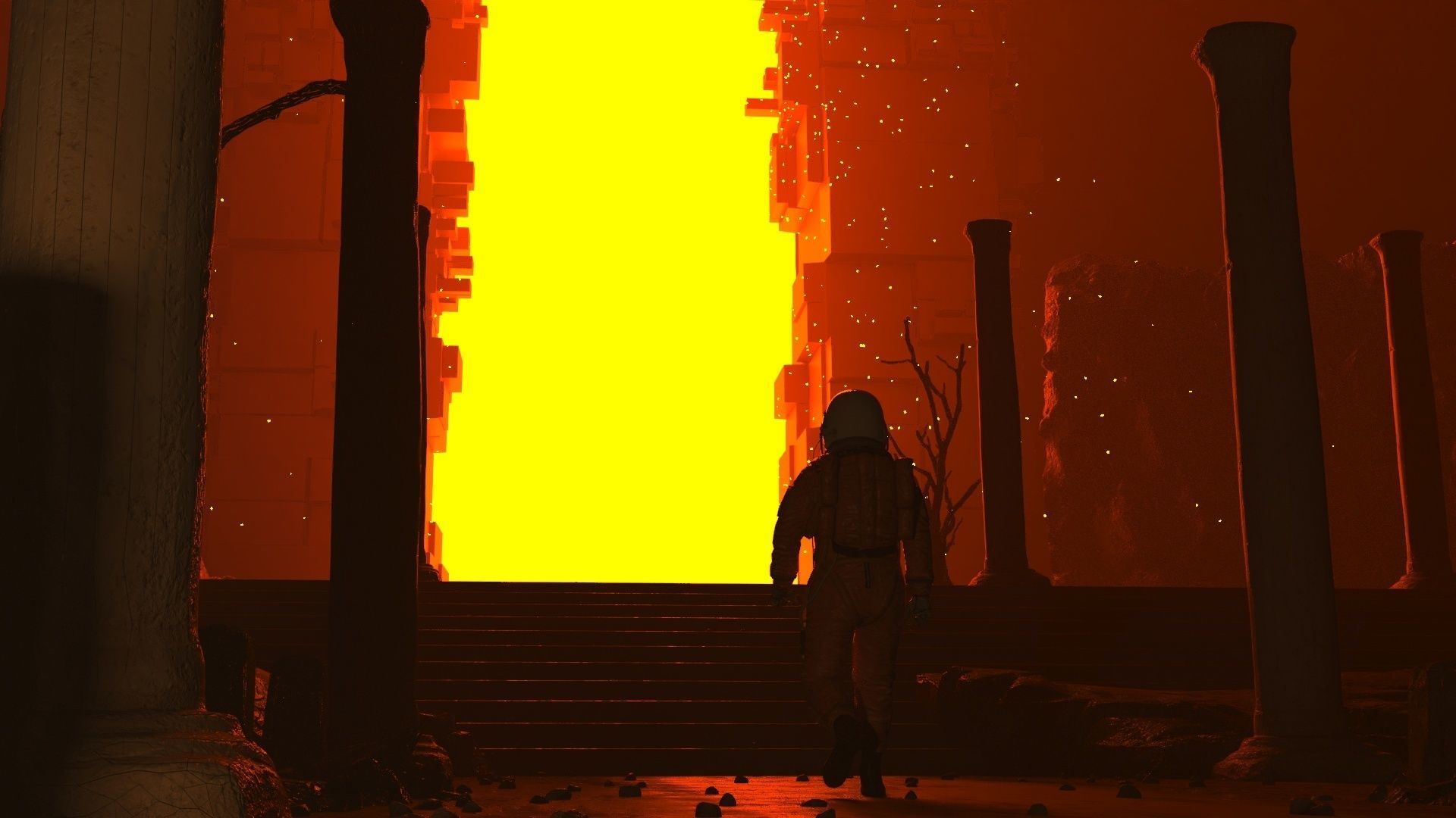 Gates Of The Underworld 3D model animated rigged | CGTrader