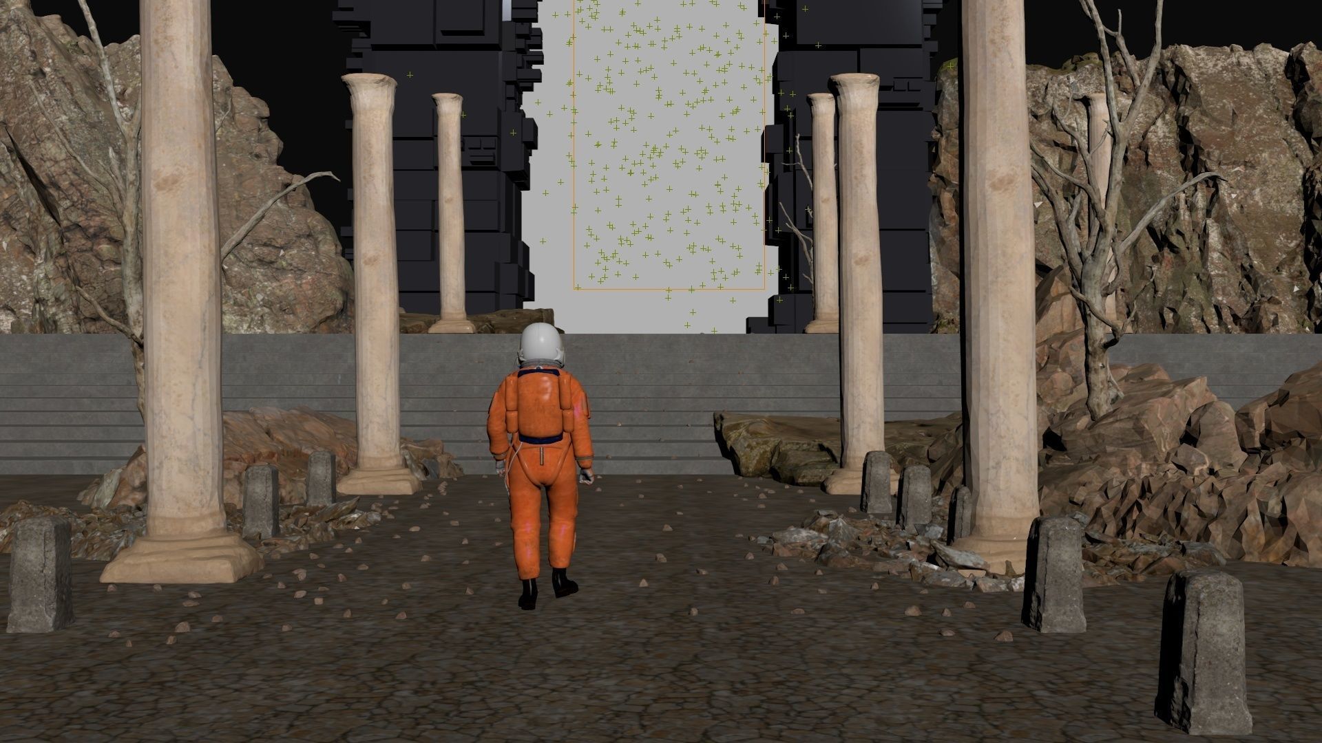 Gates Of The Underworld 3D model animated rigged | CGTrader