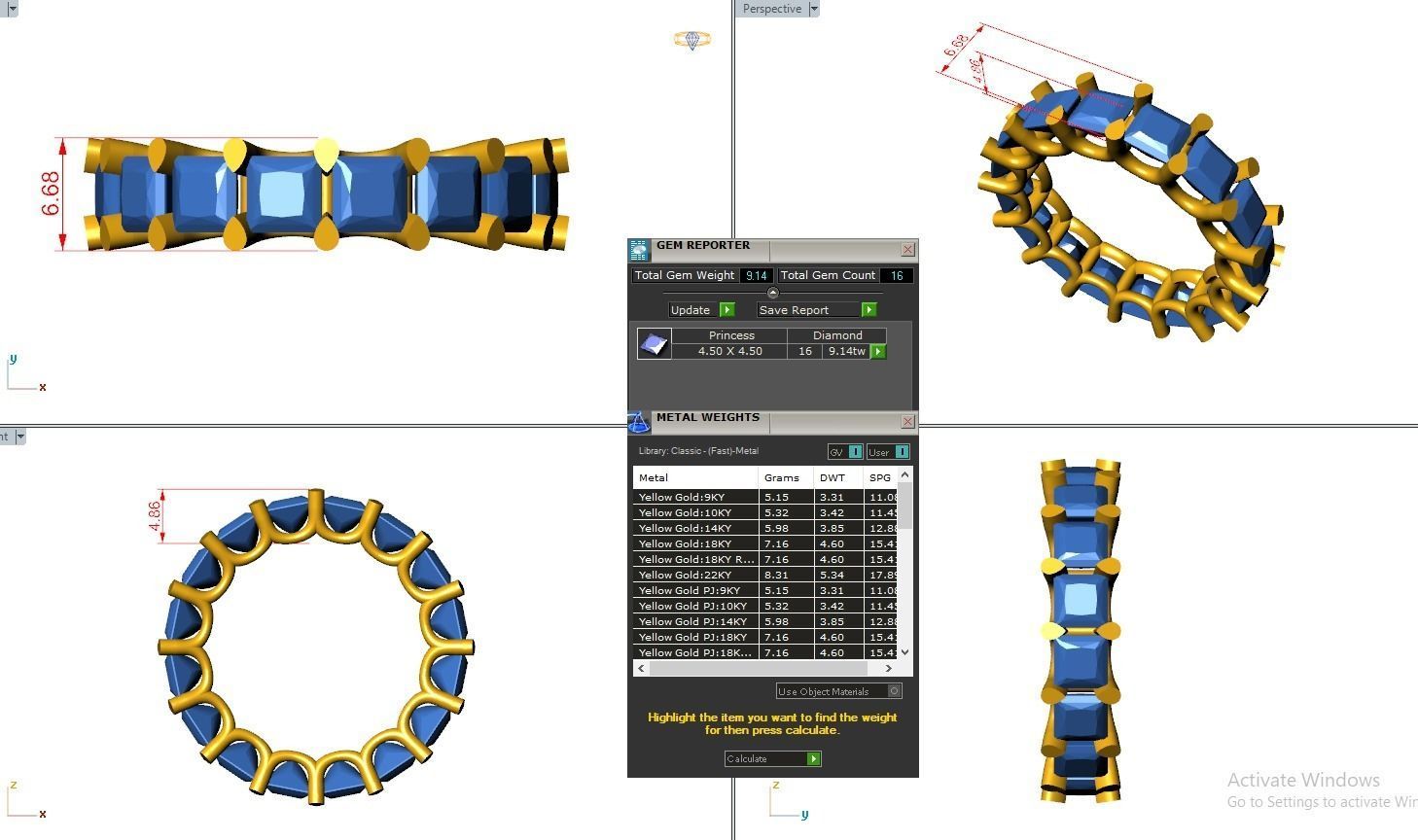 Band ring - CAD 2216 3D model 3D printable | CGTrader