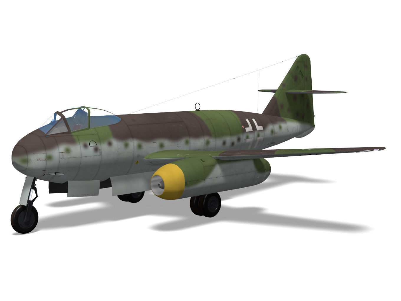 Messerschmitt P1100 3D model | CGTrader