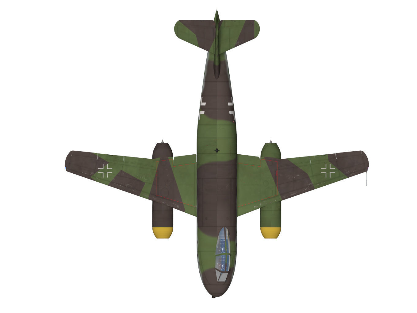 Messerschmitt P1100 3D model | CGTrader