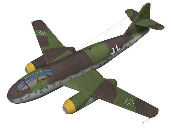 Messerschmitt P1100 3D model | CGTrader