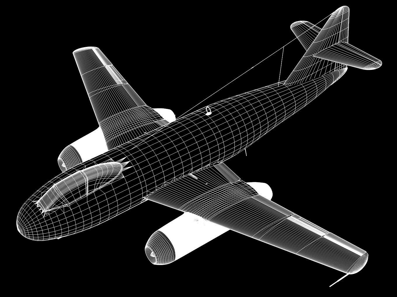 Messerschmitt P1100 3D model | CGTrader