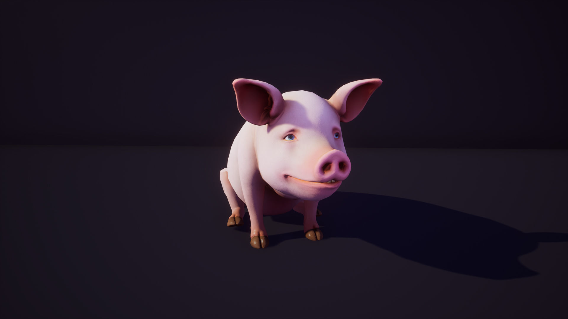 3D model Pig stylized VR / AR / low-poly | CGTrader