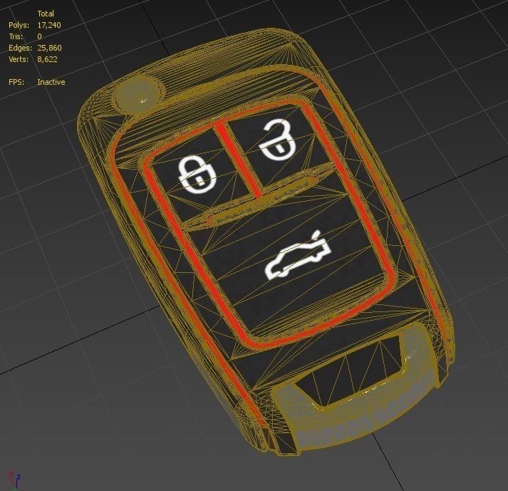 Car key Model 1 3D model | CGTrader