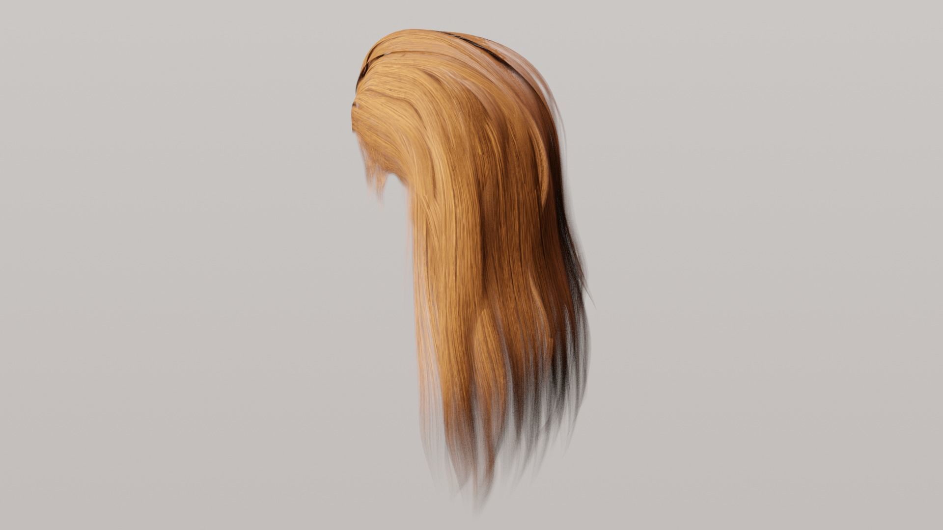 3D model Red Hair VR / AR / low-poly | CGTrader