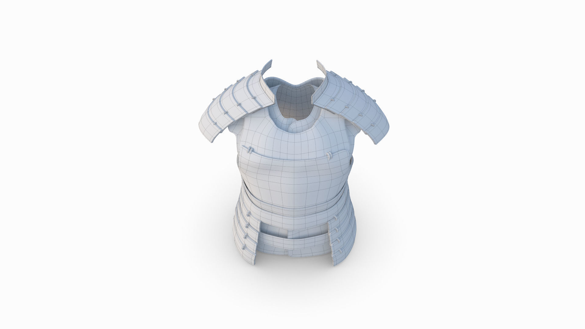 Samurai Armor 3D model rigged | CGTrader