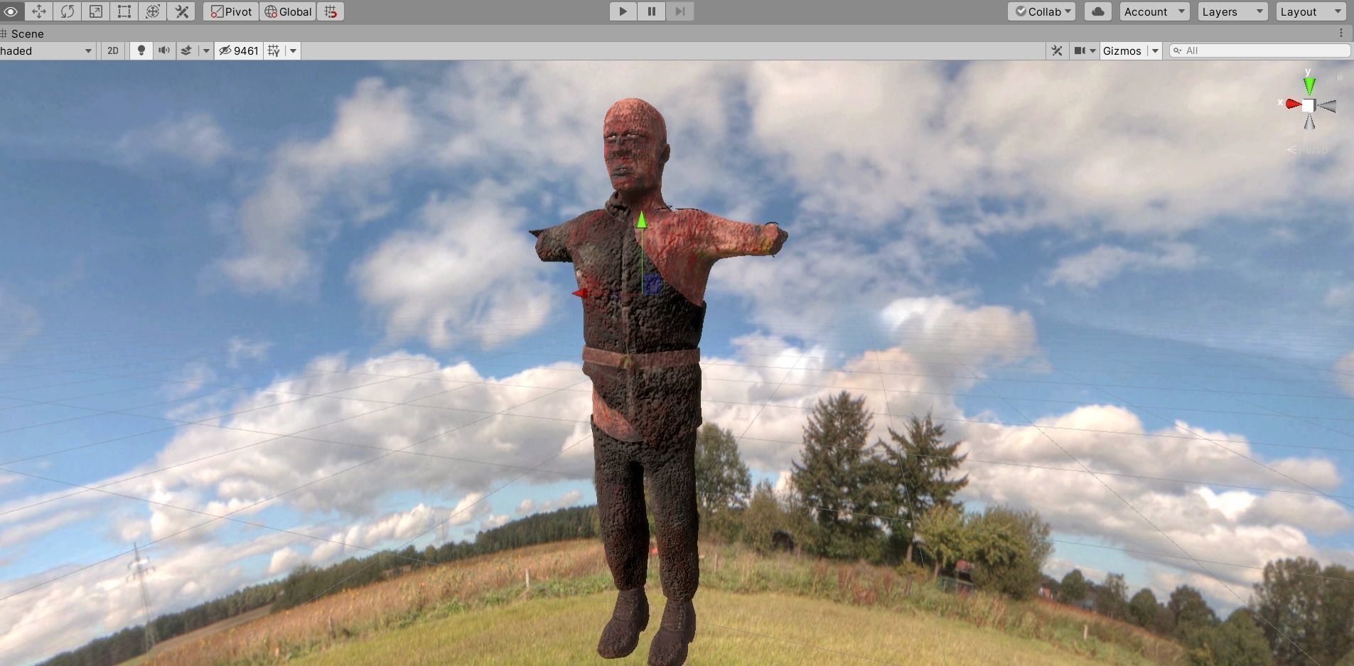 3D model Bad Corpse Torn Soldier Gore Man VR / AR / low-poly | CGTrader