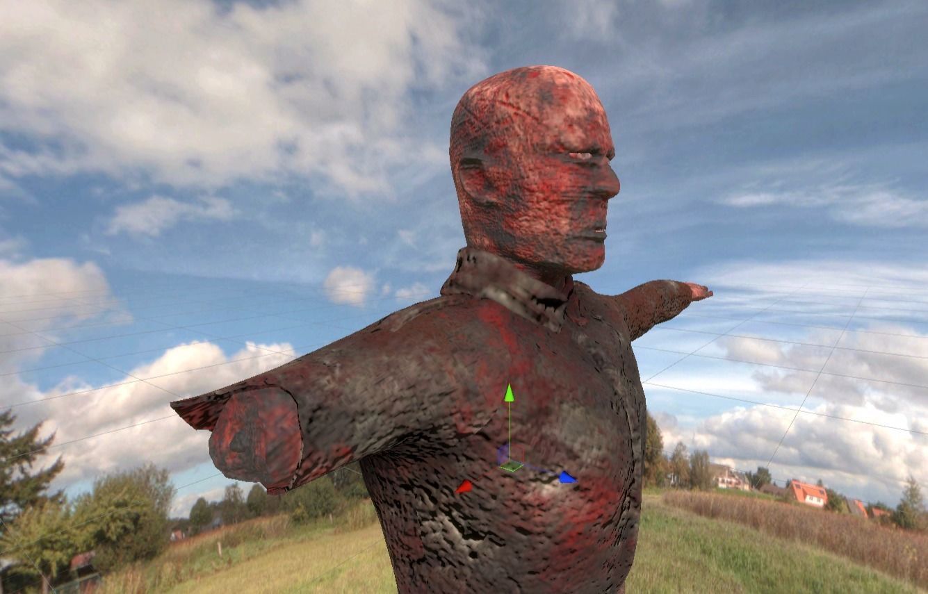 3D model Bad Corpse Torn Soldier Gore Man VR / AR / low-poly | CGTrader