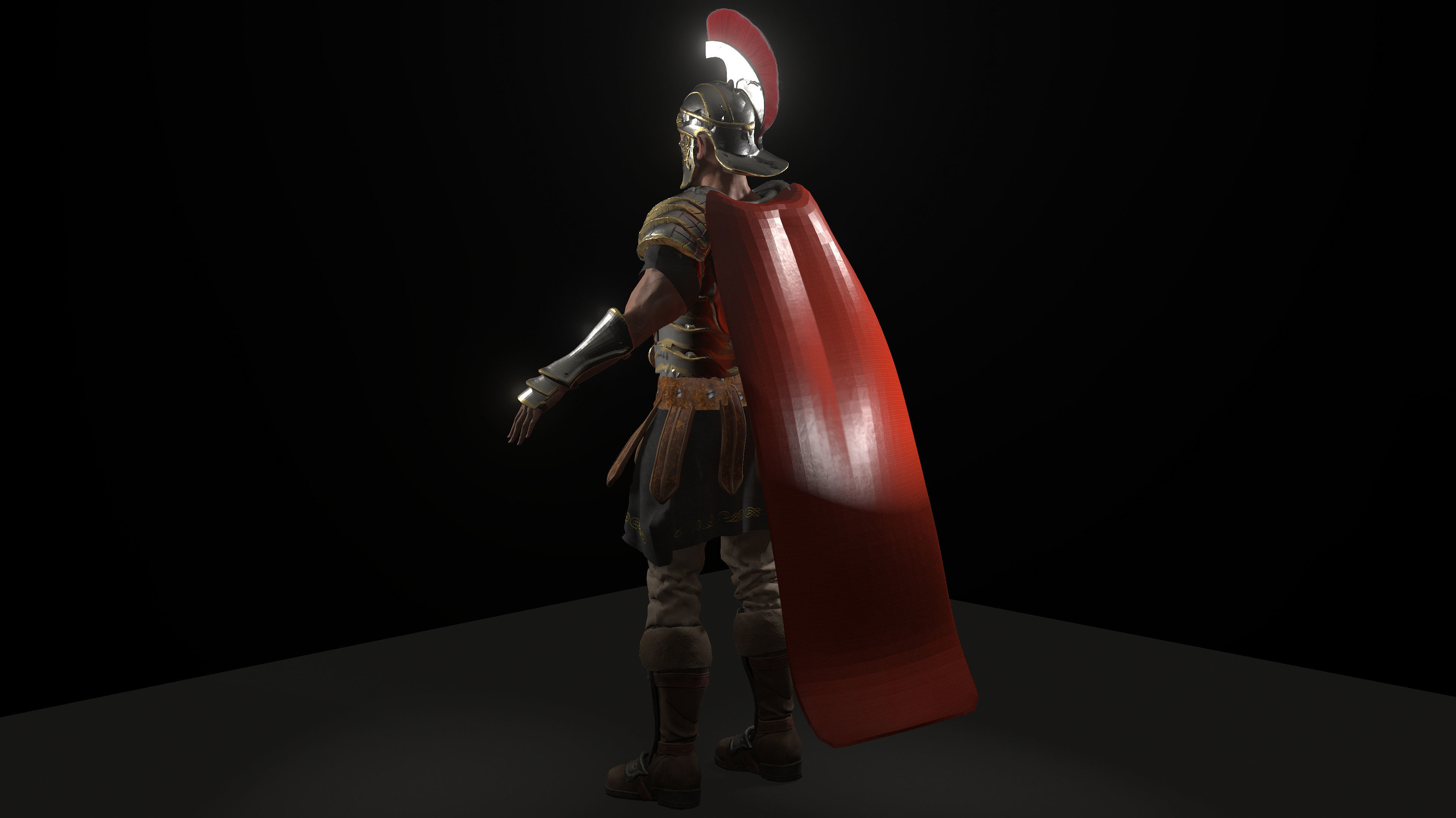 3D model Roman Soldier VR / AR / low-poly | CGTrader