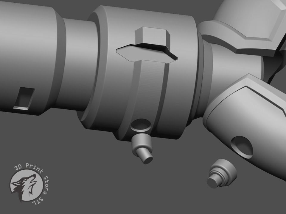 Jinx Weapon Collection LOL - Fan Art 3D print model 3D model 3D ...